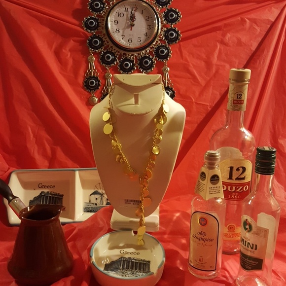 sparta greece | Jewelry | Choker Necklace Drop Disc Chain Goldsilver ...